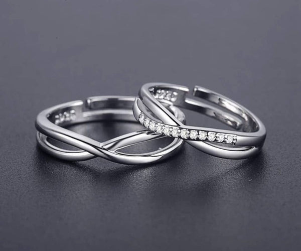infinity couple promise ring